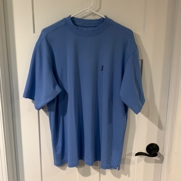 golf shirt | Shirts | Mens Golf Short Sleeve Shirt With Man Playing ...